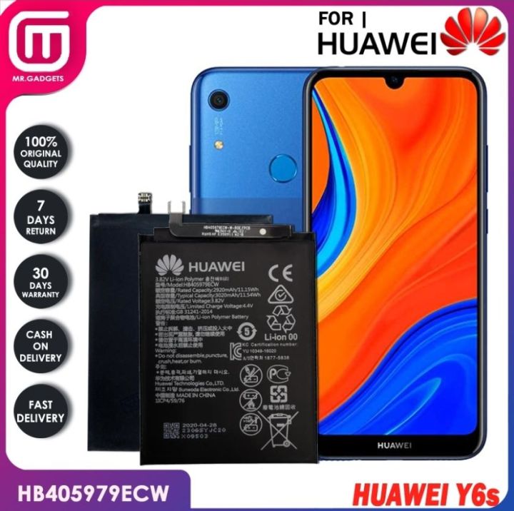 New Built-in Battery for Huawei Y6s HB405979ECW Equipment Manufacturer ...