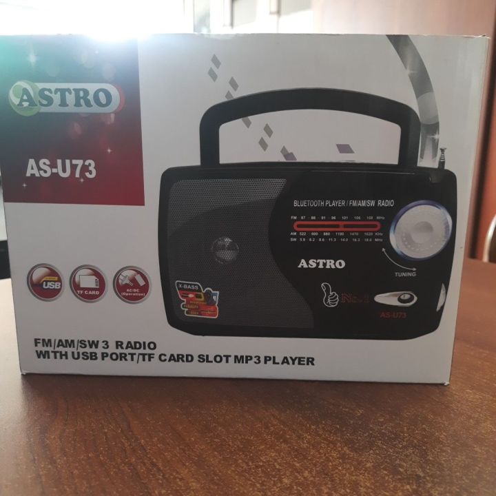 RADIO RECHARGEBLE ASTRO PORTABLE | Daraz.lk