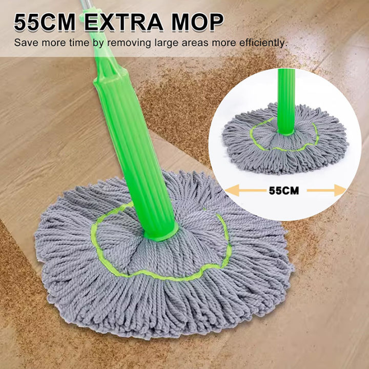 2 In 1 Dehydrated Mop Floor Washing Mop Squeeze Household Cleaning ...