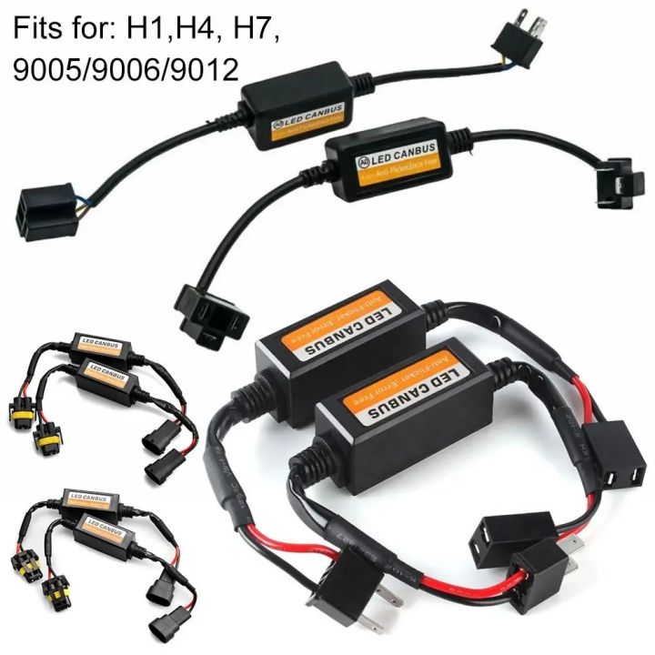 NEW 1/4PCS LED Canbus Car Headlights Error Free Resistor for SUV Fog ...