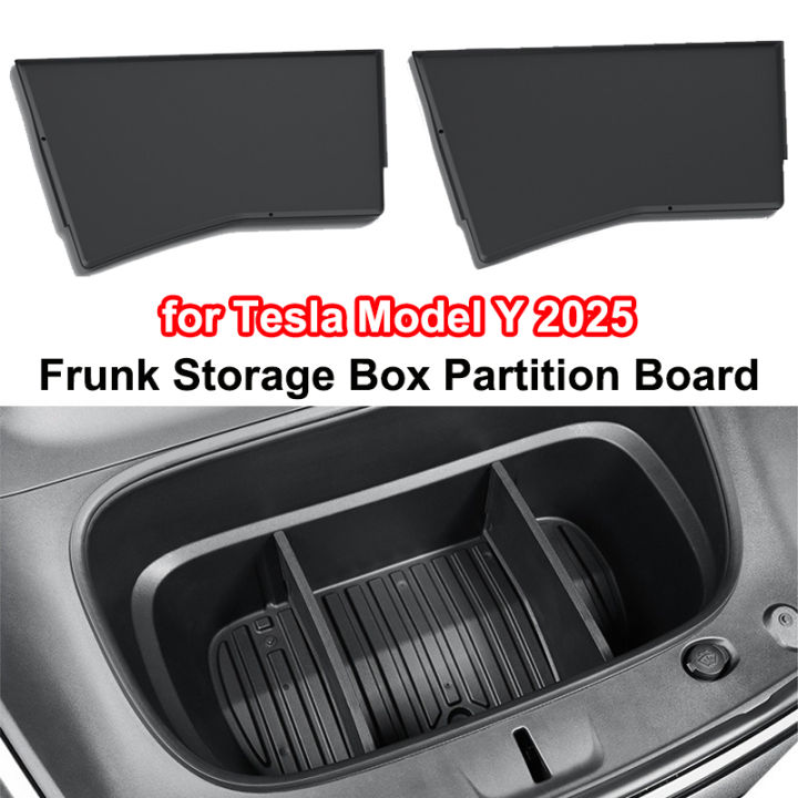 for Tesla Model Y Juniper 2025 Frunk Storage Box Partition Board Front ...