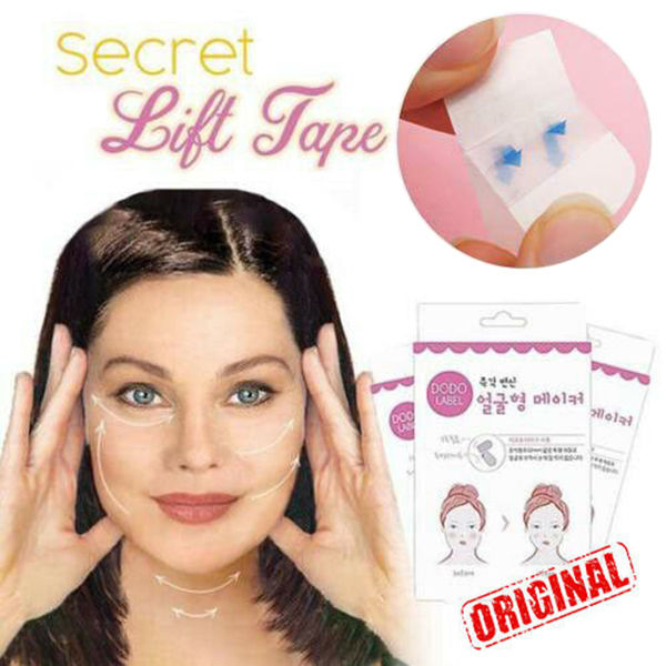 40pcs/10sheets V Lift Face Sticker Invisible Makeup Adhesive Lift Face ...