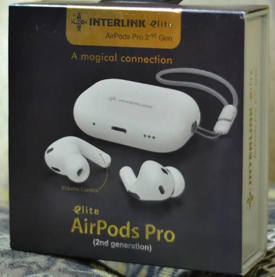 Interlink AirPods Pro 2nd Generation True Wireless Earbuds (Bluetooth 5 ...