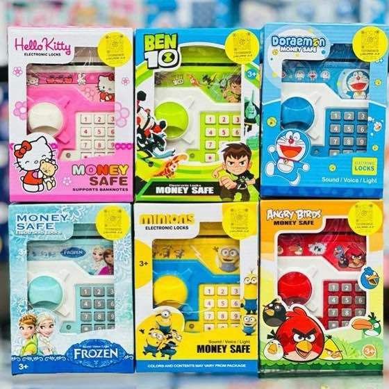 Character money box set for all ages educational products (doremon ...
