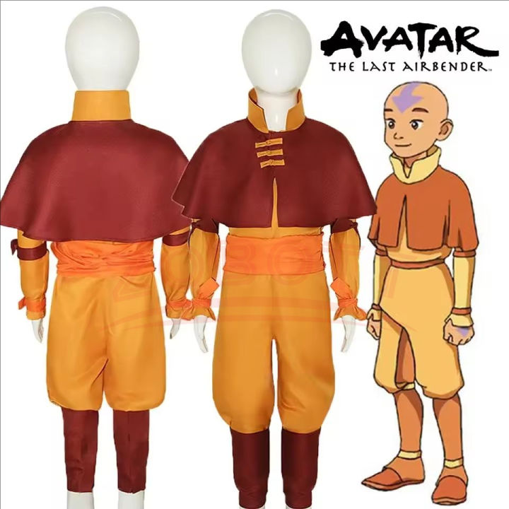 Aang Cosplay Costume 2024 Editio Avatar The Last Airbender Role Play ...