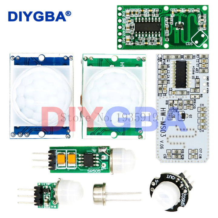 HC-SR501 HC-SR505 AM312 SR602 RCWL-0516 Adjust IR Pyroelectric Infrared ...