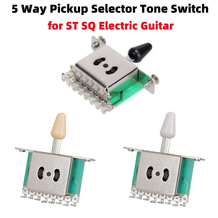 5 Way Pickup Selector Switch with Knob 5 Way Selector Electric Guitar ...