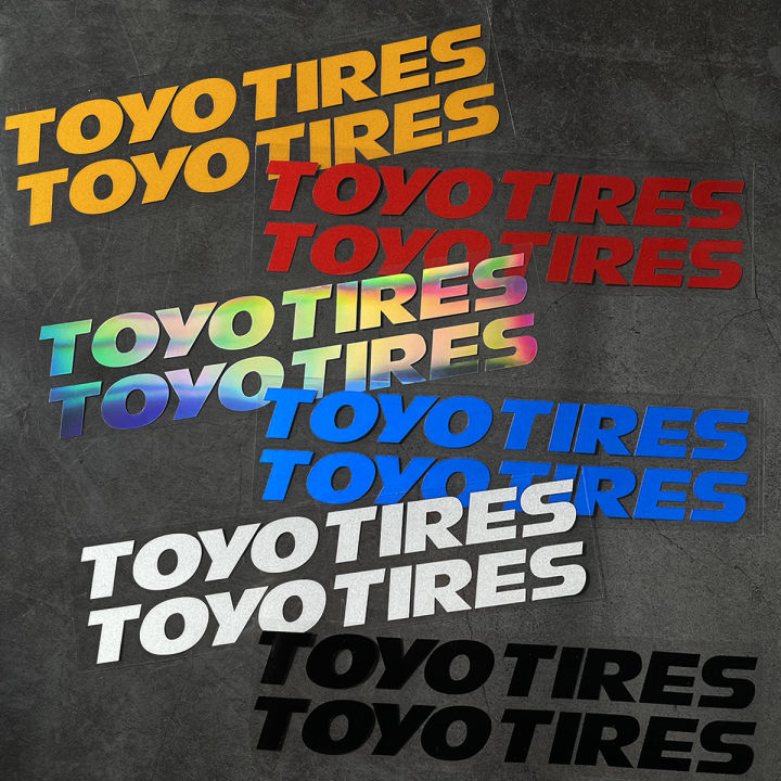 Car Sticker Toyo Tires Logo Windscreen Rear Windshield Hollow Letters ...