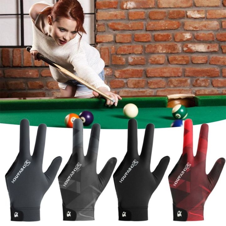 Billiards Glove Left Hand Three Finger Snooker Billiard Glove Non Slip ... Billiards Glove Left Hand Three Finger Snooker Billiard Glove Non Slip ...