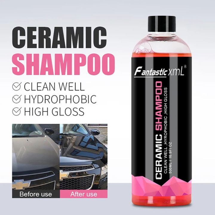 Car Wash Shampoo 500ML/Bottle Super Foam Paint Detailing Car Products ...