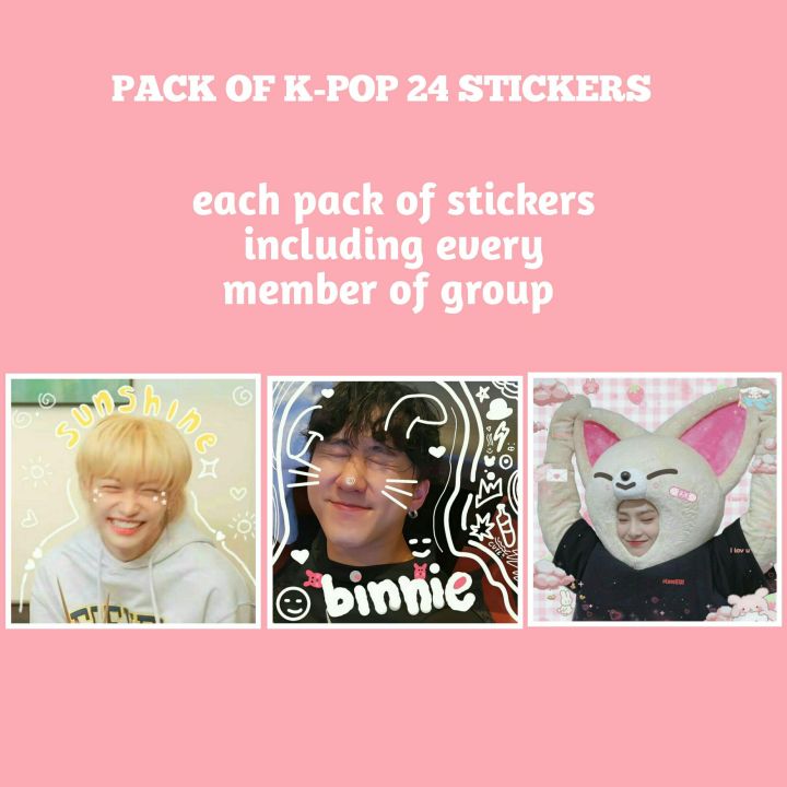 kpop group stickers BTS, seventeen,txt,skz, enhypen, boy nextdoor,tws ...