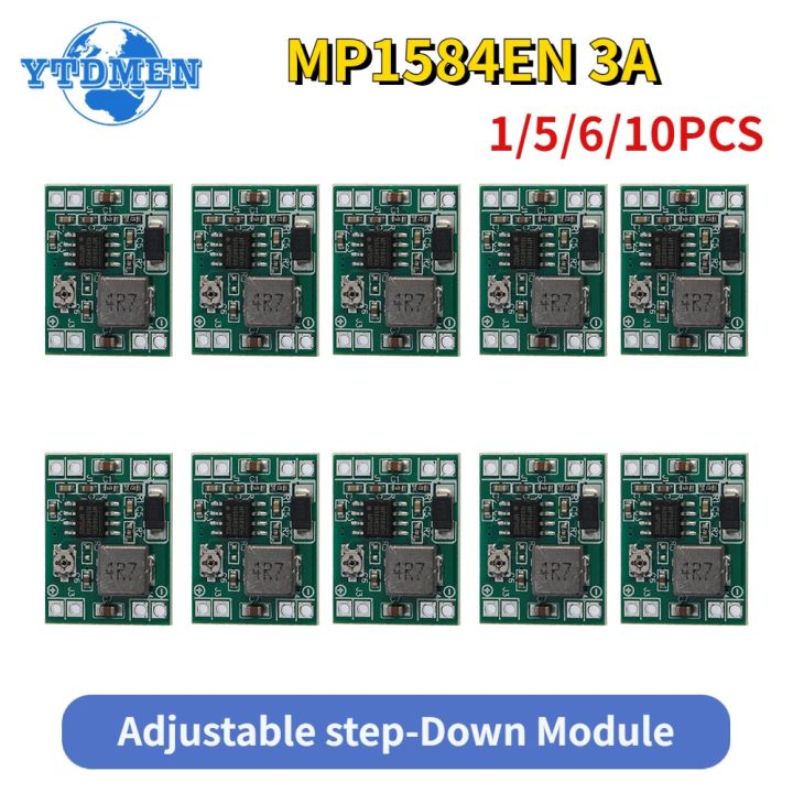 1-10PCS MP1584EN 3A DC-DC Buck Converter Adjustable Power Supply Module 3.3V 5V 9V 12V Step-Down ...