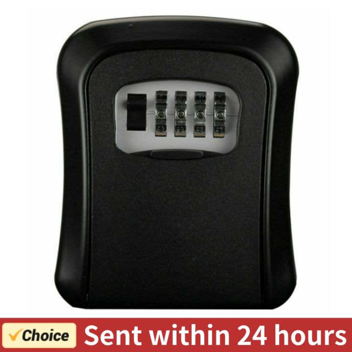 Wall Mount Key Storage Secret Box Organizer 4 Digit Combination ...