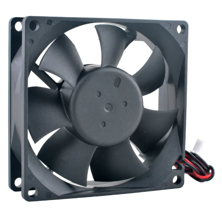 ACP8025 80mm Cooling Fan 80x80x25mm DC 5V/12V/24V 2-Pin Axial Flow Fan ...