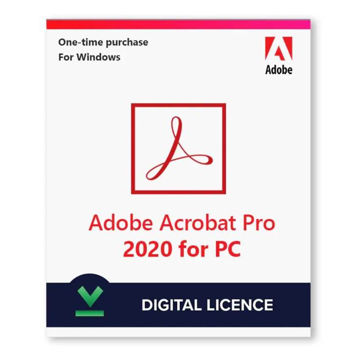 Adobe Acrobat 2020 DC Pro Lifetime - Full Version | Daraz.lk