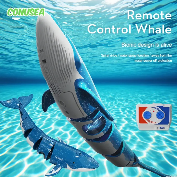 Underwater RC submarine Remote Control Whales shark Submarines Boat toy ...
