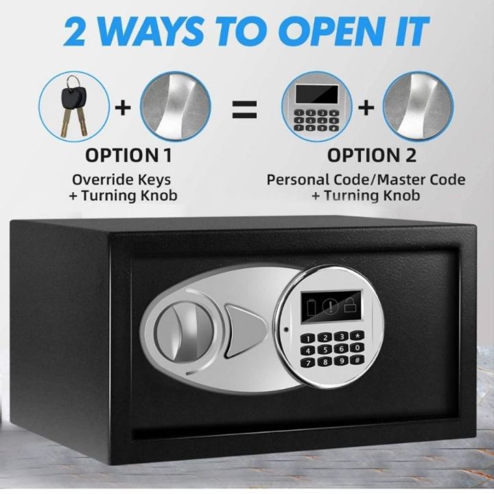 Digital Locker with Screen Panel and External Charger (Medium) | Daraz.pk