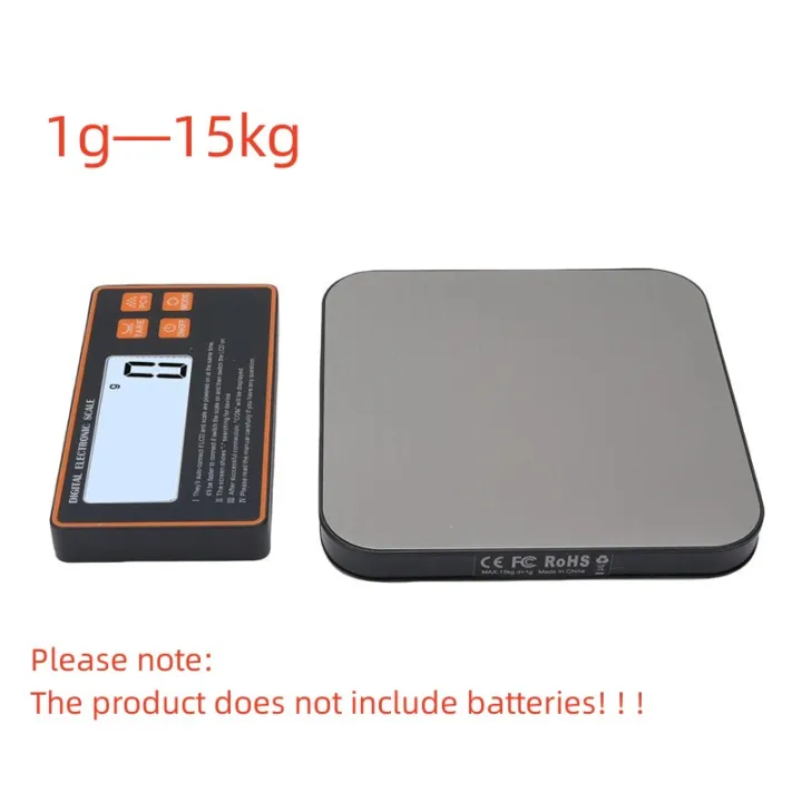 Wireless Kitchen Scale with Remote Display Stainless Steel Pan Magnetic ...
