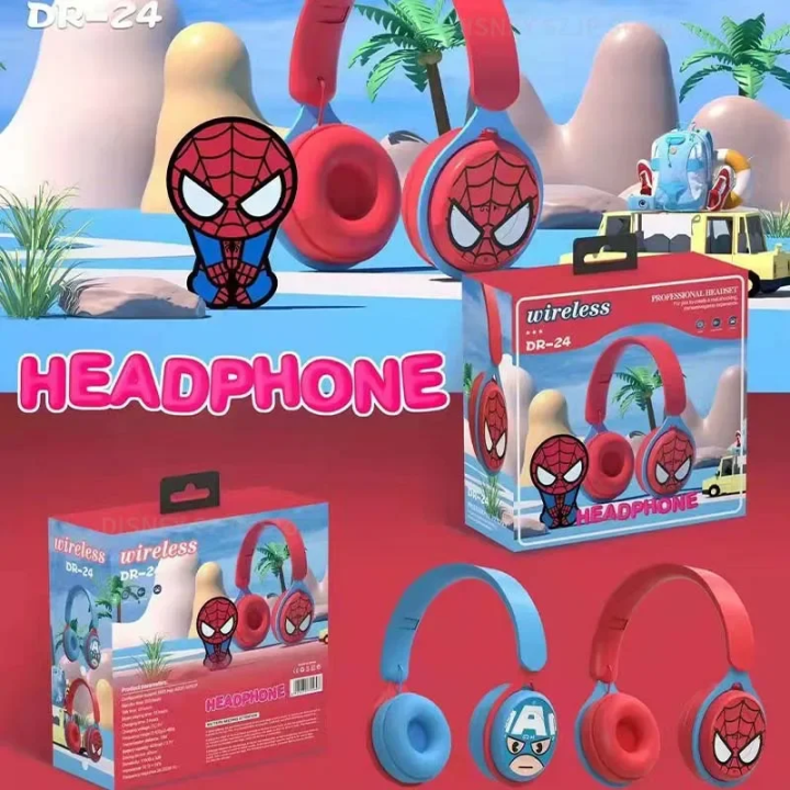 Disney Marvel Y08 Wireless Bluetooth Headphones Foldable HIFI Surround ...