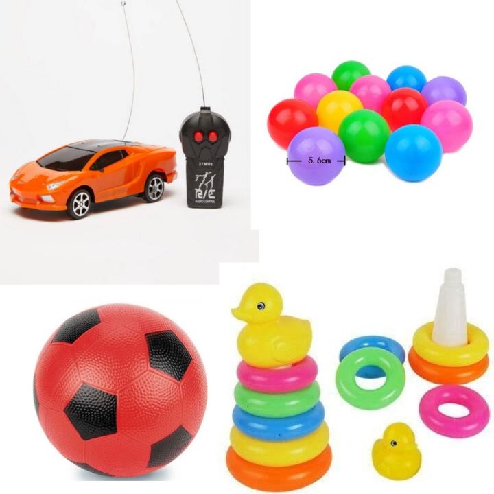5 in 1 Combo Toy Set For Kids Including Remote Control RC Car Air ...