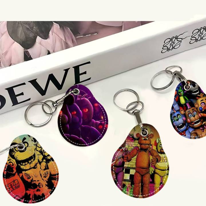 Fnaf Five-nights-At-Freddys Keychain Access Card Bag Key Tag Ring ...