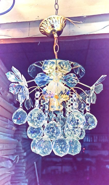new design crystal chandelier ceiling light use for home | Daraz.pk
