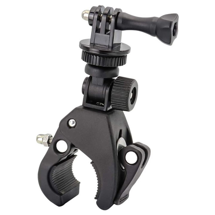 Bicycle Motorcycle Handlebar Handle Clamp Bar Camera Mount For GoPro ...
