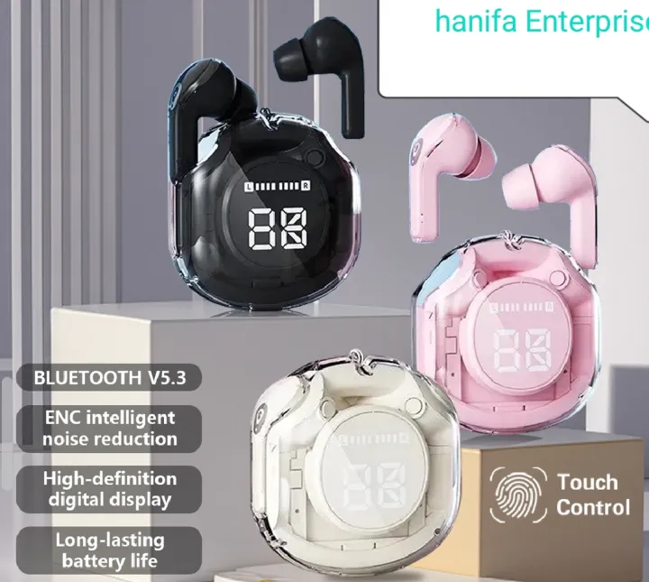 Ultrapods Max por Bluetooth 5.3 Transparent Wireless Earbuds | Daraz.com.bd