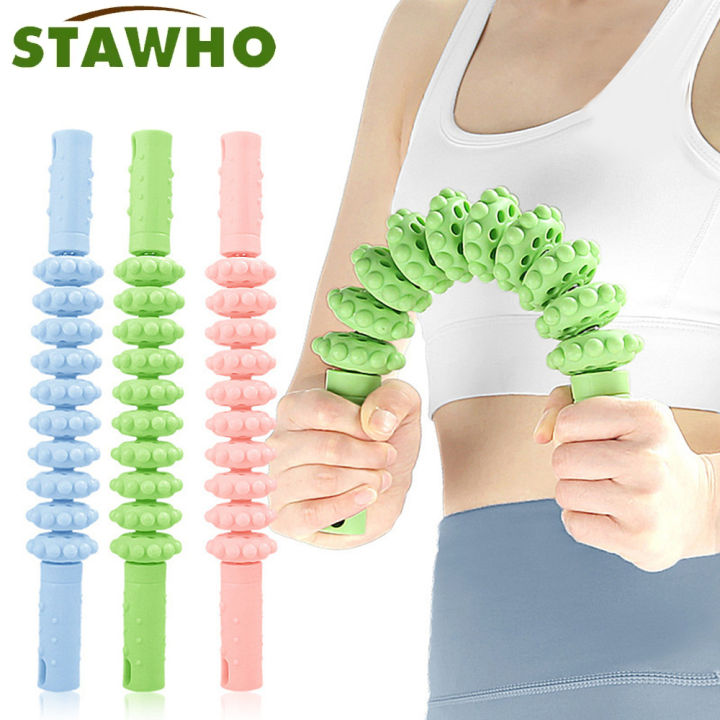 Muscle Roller Stick with Trigger Points,Bendable Body Massage Stick to ...