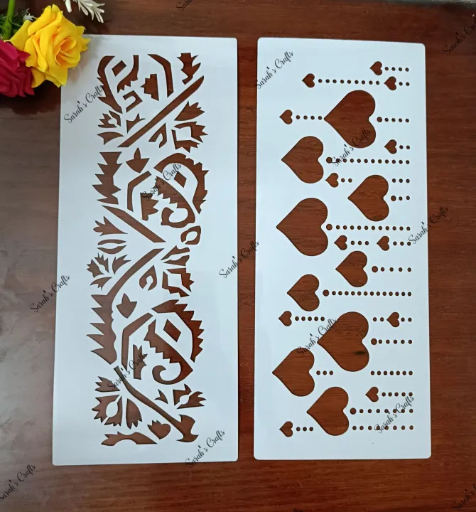 5/12" inch Stencils for any type of art | Daraz.com.bd