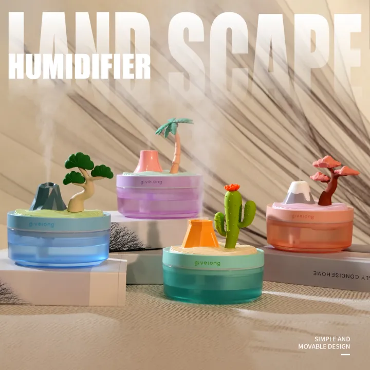 Landscape Air Humidifier Small Spray Hydration Household Silent Bedroom ...