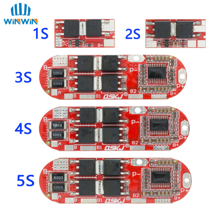 BMS 1S 2S 10A 3S 4S 5S 25A Bms 18650 Li-ion Lipo Lithium Battery Protection Circuit Board Module ...