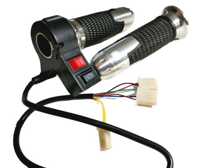 Electric bike throttle 3 speed button push button work 36v 48v 60v 72v ...