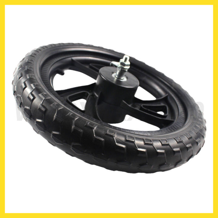 12 1/2x2 1/4 Solid Plastic Wheel 12 Inch PU Tire Children's Balance ...