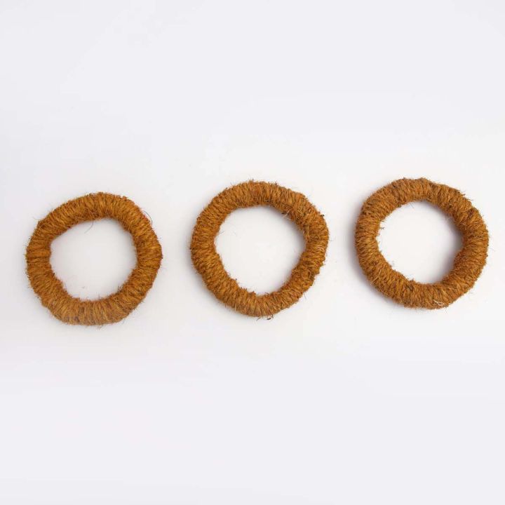 Kitchen Hot Pan Pot Stand Natural Coloured Coir Ropes Round Trivet ...