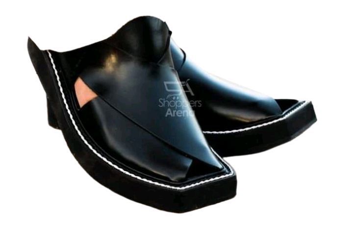 Original Leather Kaptaan Chapple. | Daraz.pk