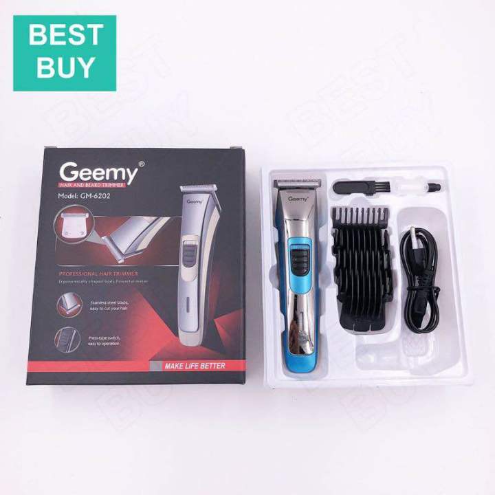 Geemy GM-6202 Professional Hair & Beard Trimmer – Rechargeable | Sharp ...