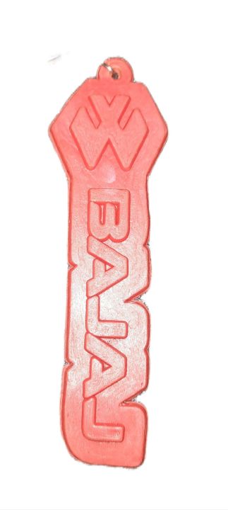 bajaj key tag -silcone rubber- red | Daraz.lk