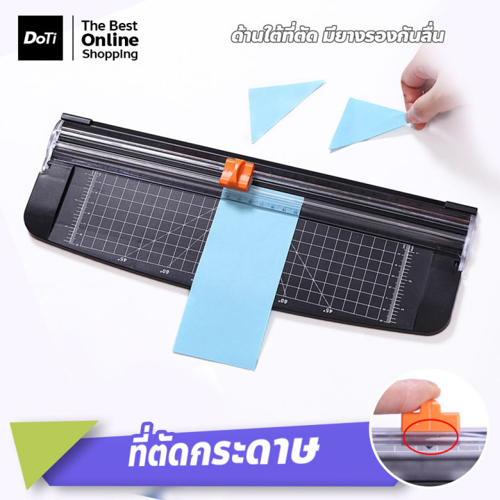 Doti plastic base paper cutter 856a4 sliding paper cutter A4 | Shop.com.mm
