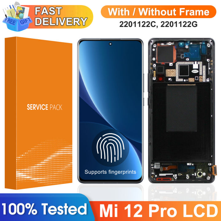 Super AMOLED Mi12 Pro Screen Replacement for Xiaomi Mi 12 Pro 2201122C ...
