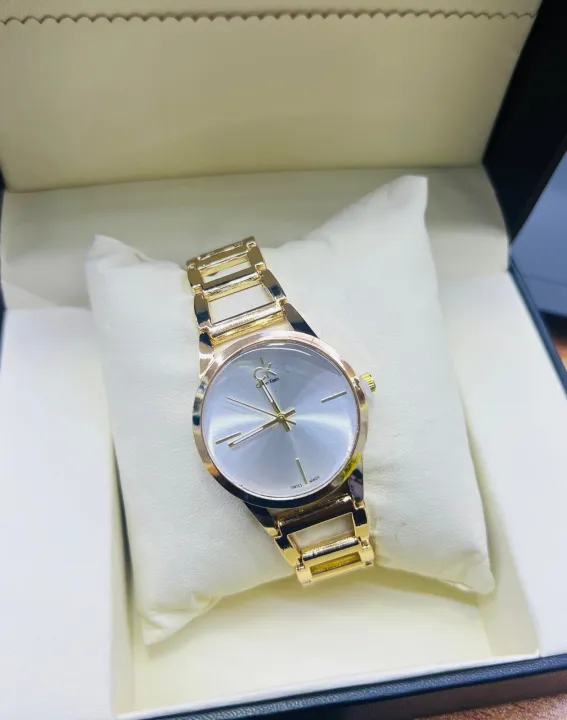 kc Fashion Gold Ladies luxury’s Watch Popular Elegant Female Quartz ...