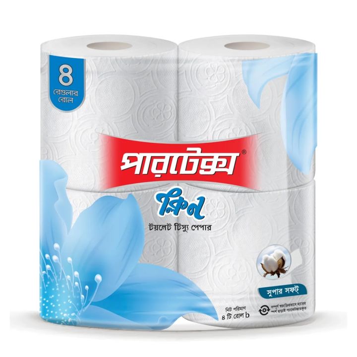 Partex Clean Toilet Tissue Paper for Refreshing Cleanse - 2 Ply Value ...
