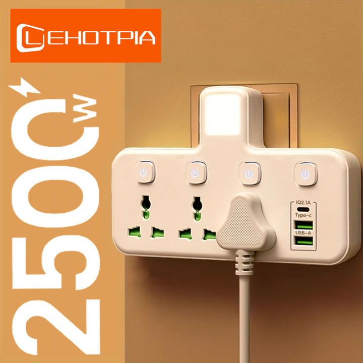 EU UK AU US Plug AC Power Strip Multiprise Wall Mounted Socket ...