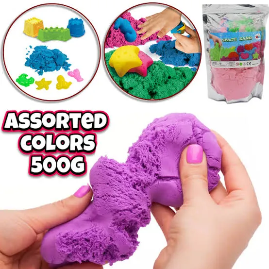Kids Play Sand Bucket Activity Kit Natural Scented 500 gm Free Flowing ...