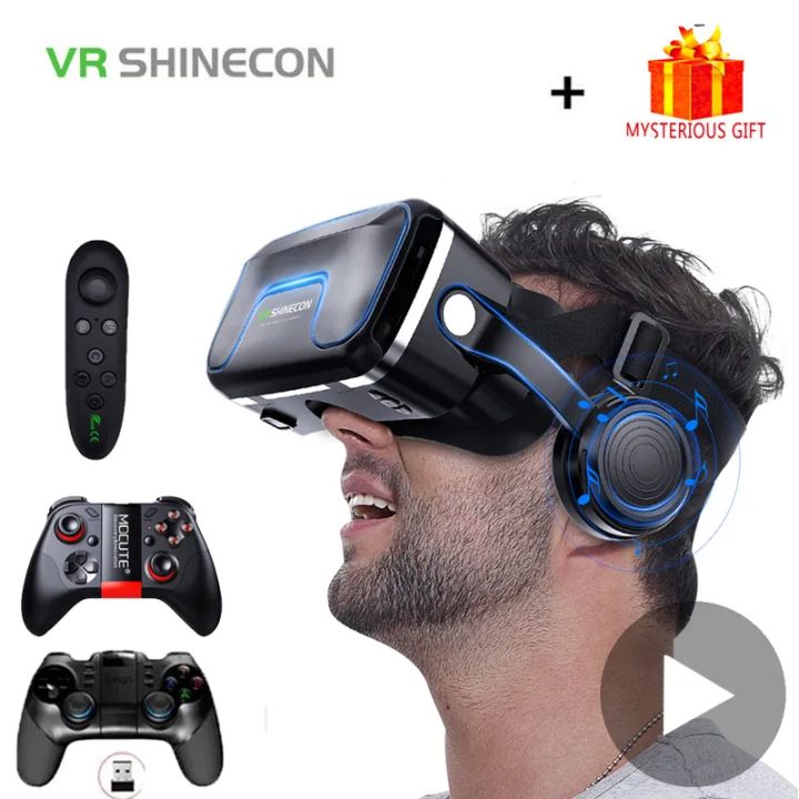 VR Shinecon 10.0 Helmet 3D Glasses Virtual Reality Casque For ...