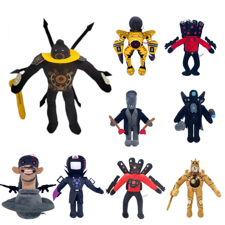 Skibidi Toilet Plush Soft Toy Cameraman TV Man Skibidi Dop Dop Yes Yes ...