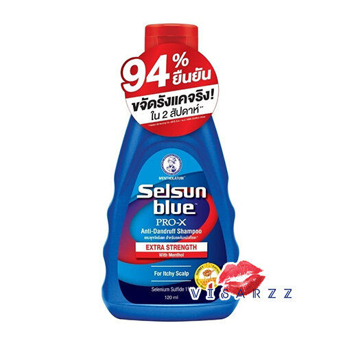 (Red Cap) Selsun Blue Extra Strength Pro X Anti-Dandruff Shampoo 120ml ...