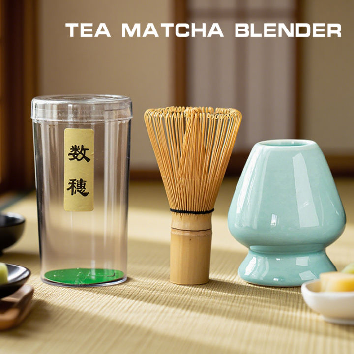 Japanese Tea Set Matcha Whisk (Chasen) Tea Spoon And Scoop (Chashaku) Matcha Tea Set Bamboo ...