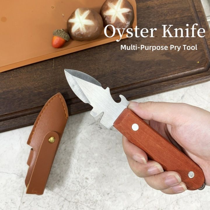 Oyster Knife Sharp-edged Shucker Shell Seafood Opener Tool Stainless ...