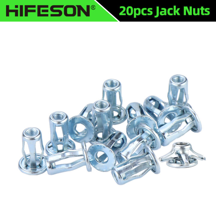 20pcs/lot M4 M5 M6 M8 Jack Nuts Expansion Clamp Petal Rivet Lock Nut ...
